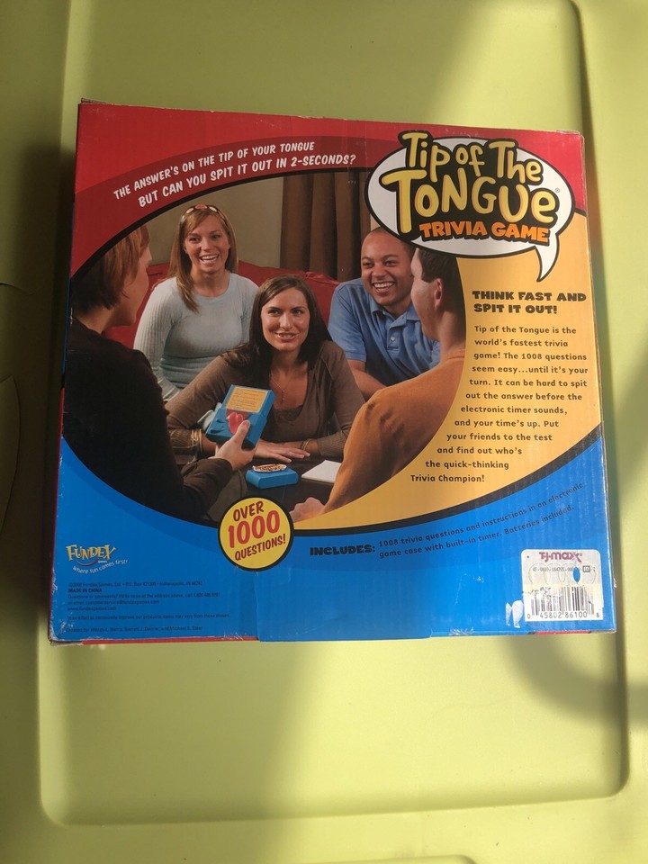 Tip of the tongue game | eBay