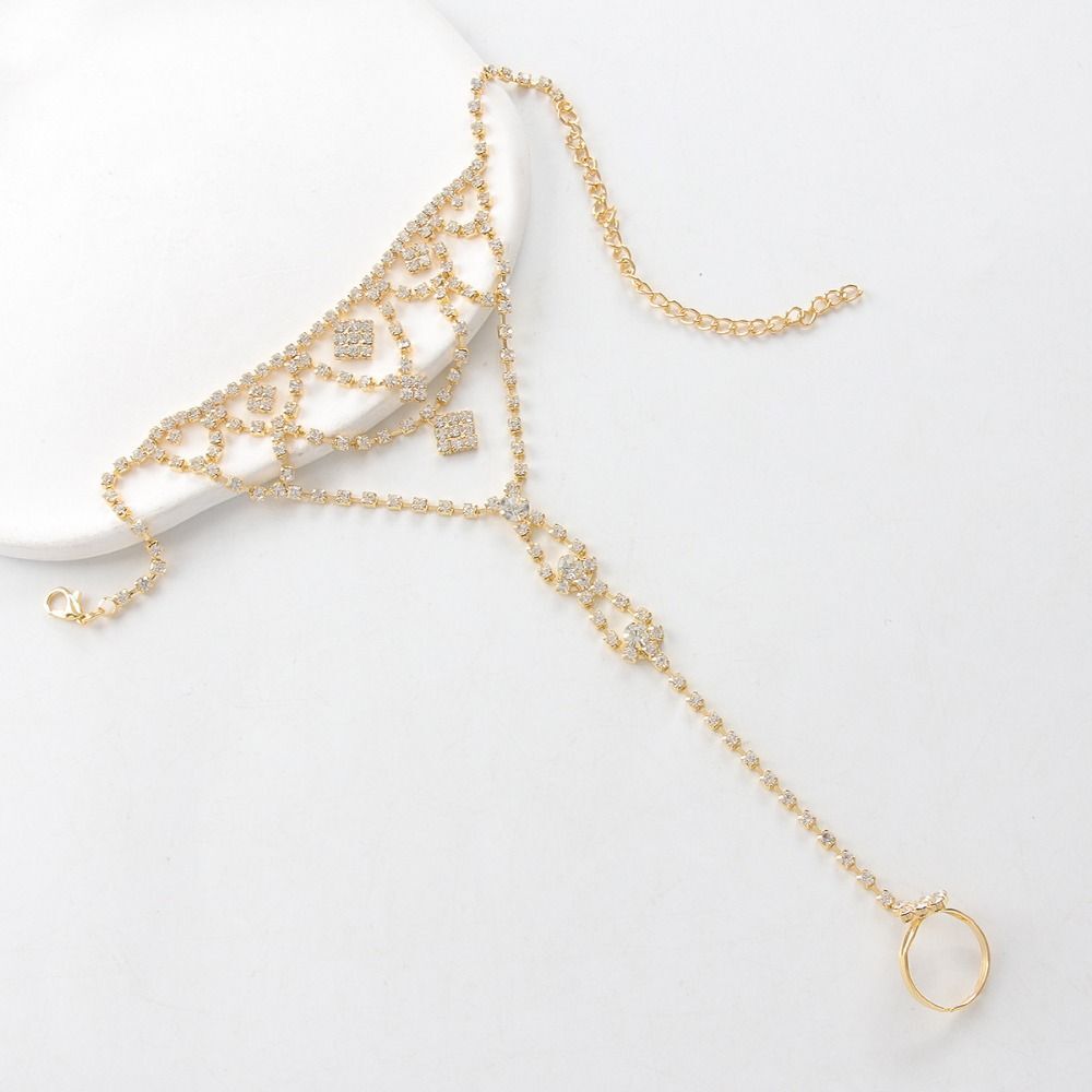 Durable Toe Ring Adjustable Ankle Bracelets Luxurious Foot Chain Sandal ...