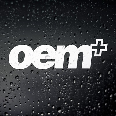 OEM Plus Funny Car Sticker, JDM Drift Stance DUB VAG Euro Window Bumper ...