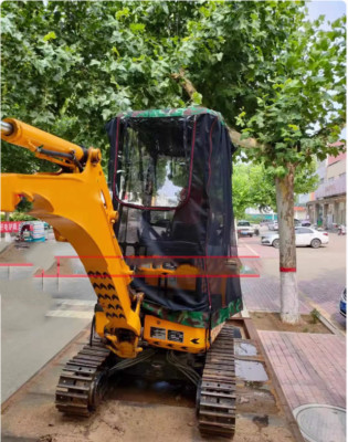 Mini Excavator Cover Awning Mosquito-proof Sunshade Net Shed For ...