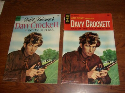 DAVY CROCKETT DELL FOUR COLOR COMIC #641 (1955) VF/NM & DAVY CROCKETT ...