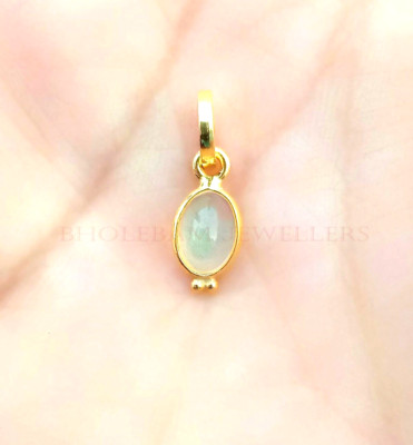 Natural Ethinopian opal Gold charm ,18k Gold Charm, Handmade Jewelry | eBay
