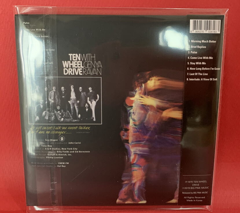 TEN WHEEL DRIVE WITH GENYA RAVAN-BRIEF REPLIES BIG PINK MINI LP CD ...