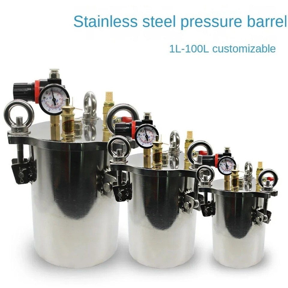 Stainless Steel Pressure Tank Dispensing Pressure Tank Storage Tank 1L ...