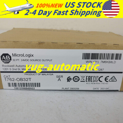1762-OB32T MicroLogix 32 Point D/O Module New Sealed Allen-Bradley Fast ...