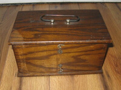Antique Medical Electrical Quackery Dry Cell Battery Wood Box Steampunk ...