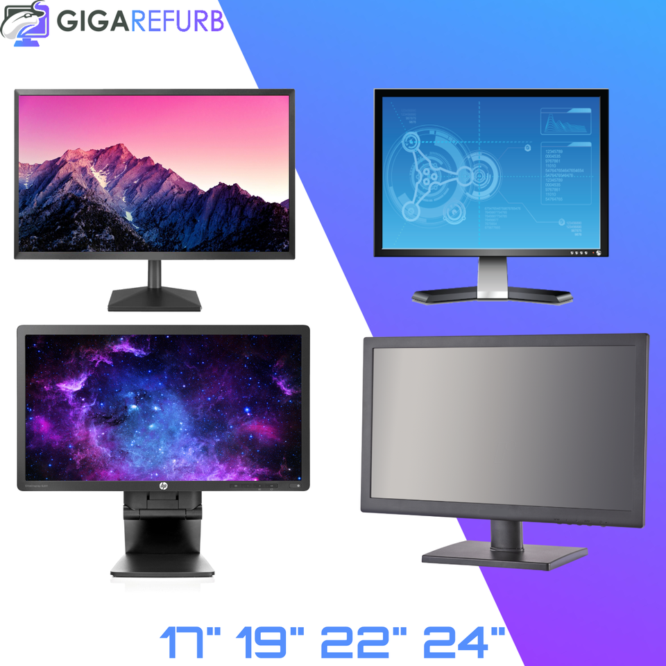 Cheap 17" 19" 22" Computer Monitor VGA DVI Flat screen Major Brands ...