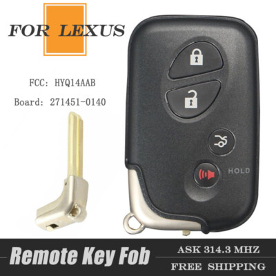 271451-0140 Lexus GS350 LS460 IS250 ES350 GS300 Smart Key FOB HYQ14AAB ...