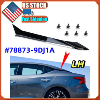 For Nissan Maxima 2016-2021 Rear Body Molding Pillar Trim Left Side ...