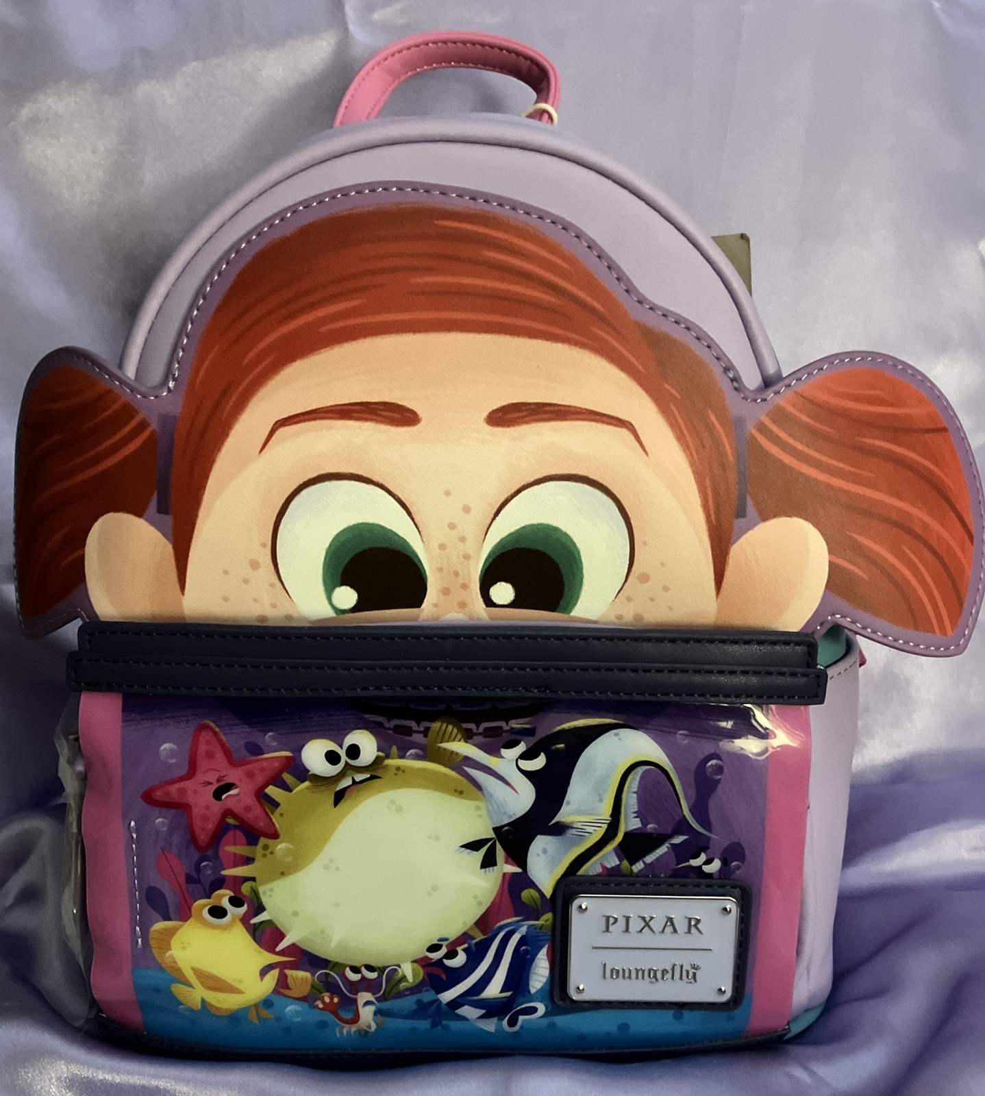 Disney Pixar Moments Finding Nemo Darla Fish Tank Loungefly Mini ...