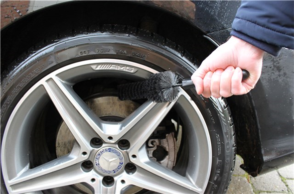 Vikan 525052 Wheel Alloy Rims Cleaning Brush Soft Filaments Chemical ...