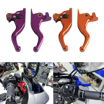 Shorty Hand Brake Clutch Lever For Harley FXFBS FXBBS FXLRS FXBR FXST ...