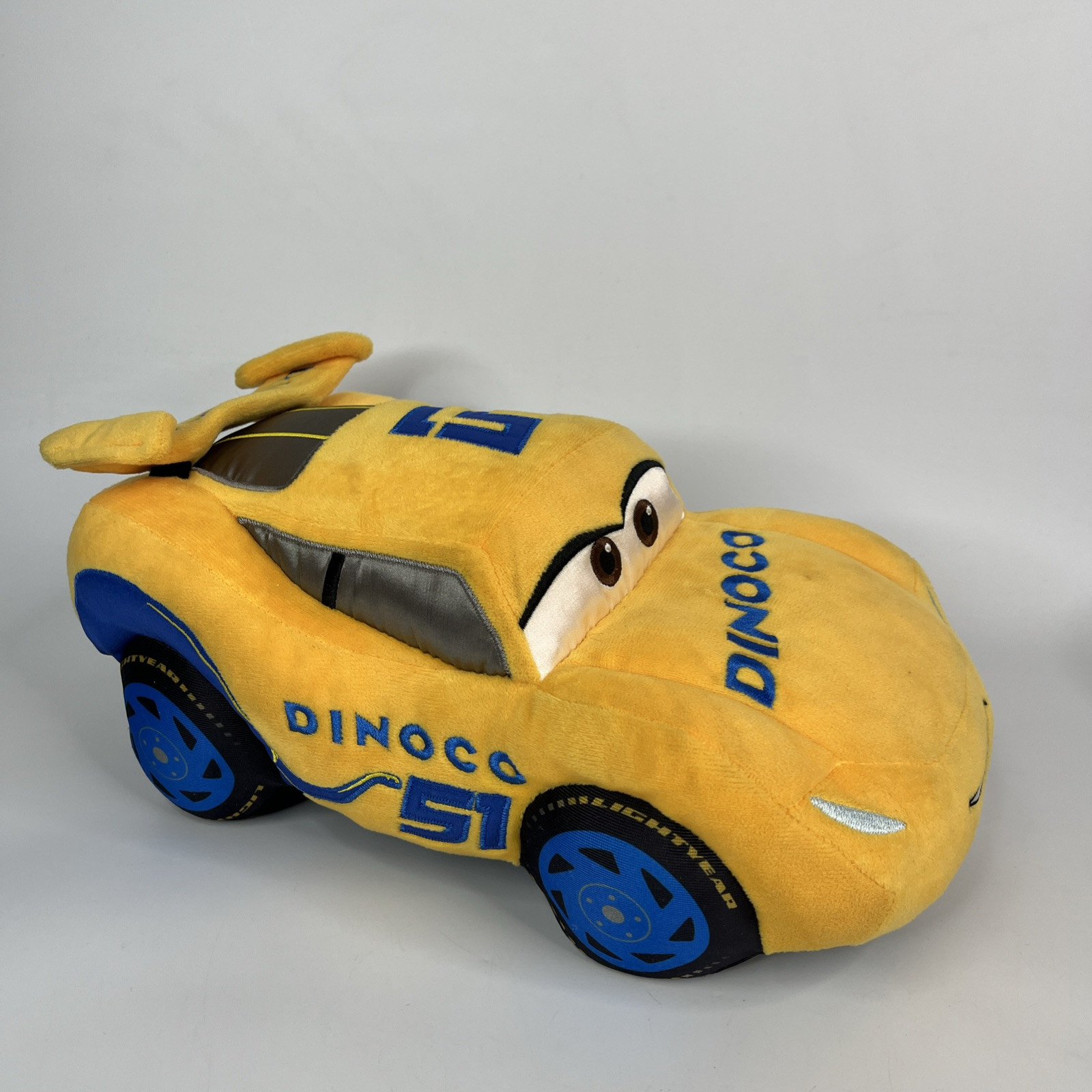 Disney Pixar Cars 3 Cruz Ramirez Yellow Dinoco #51 14” Large Plush ...