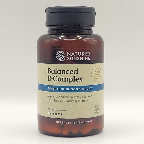 Nature's Sunshine BALANCED B-Complex - 120 TABLETS - Nervous System ...