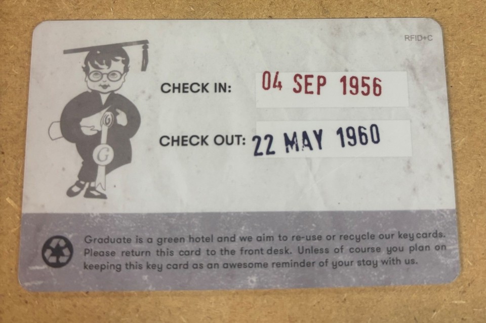 Oscar Robertson University of Cincinnati ID Hotel Key card - Graduate ...