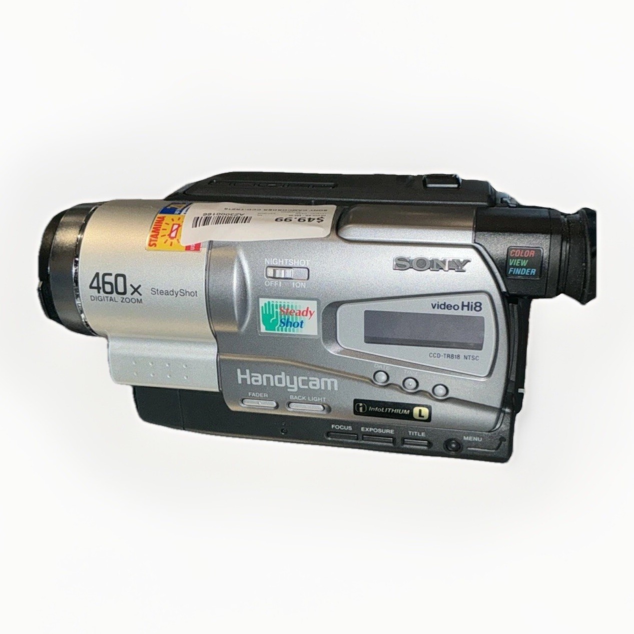 Sony Handycam CCD-TR818 Hi-8 Analog Camcorder for sale online | eBay