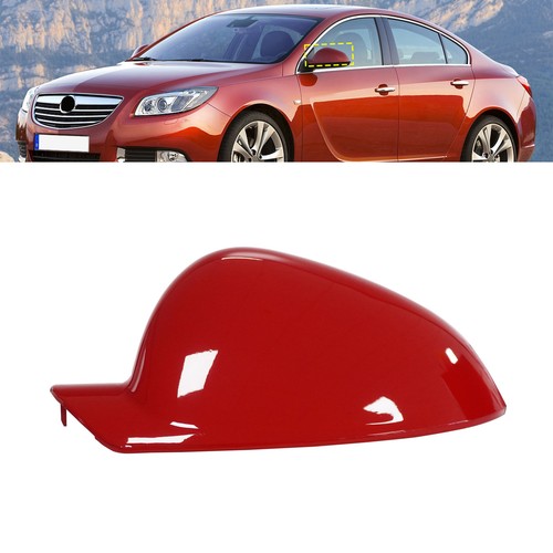 Left Power Red Door Wing Mirror Cover Cap For Vauxhall Opel Insignia A ...