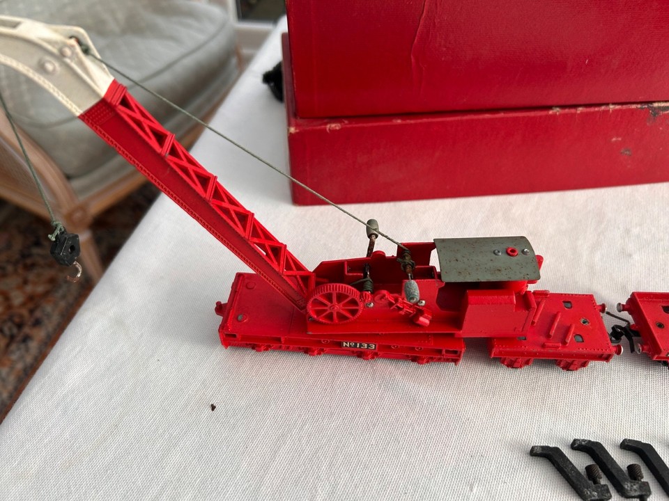 HORNBY DUBLO 4620 BR BREAKDOWN CRANE with MATCHING TRUCKS WAGONS and ...