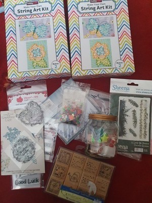 14x Craft Bundle Job Lot Mixed Items Clearout Some New Some Used See ...