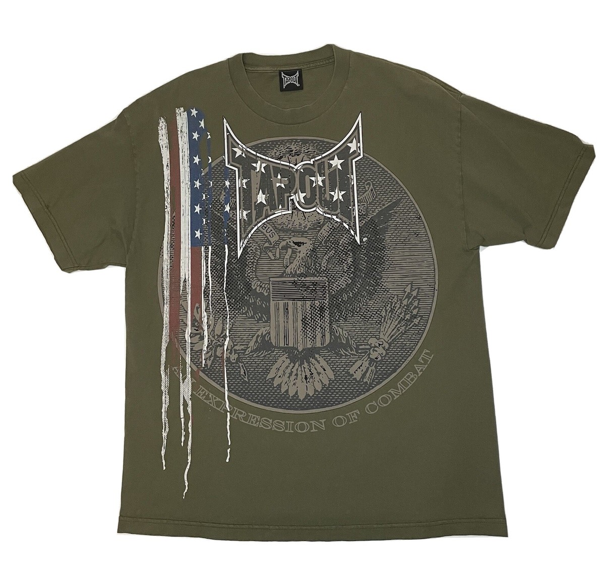 Tapout Logo Eagle TAPOUT Herren T Shirt Lockere Passform THROPER