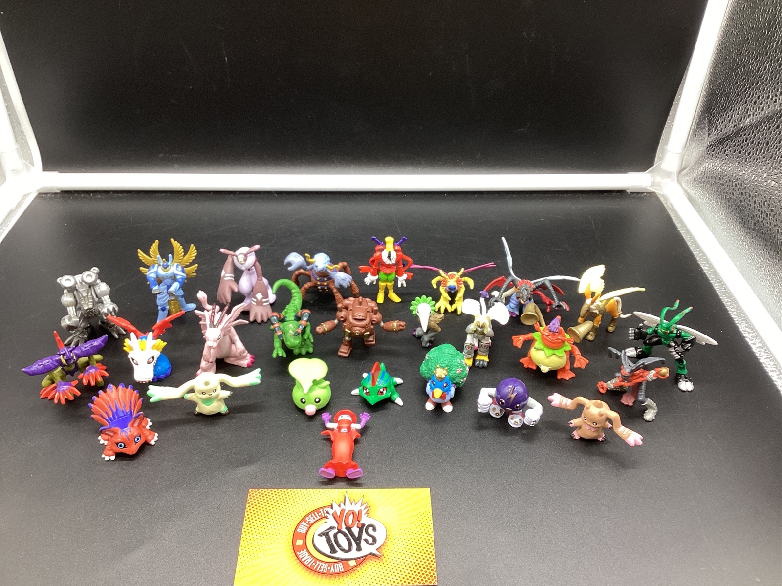 Vintage Lot of 26 Digimon Mini Figures Bandai Rare/Super Rare Digimon ...