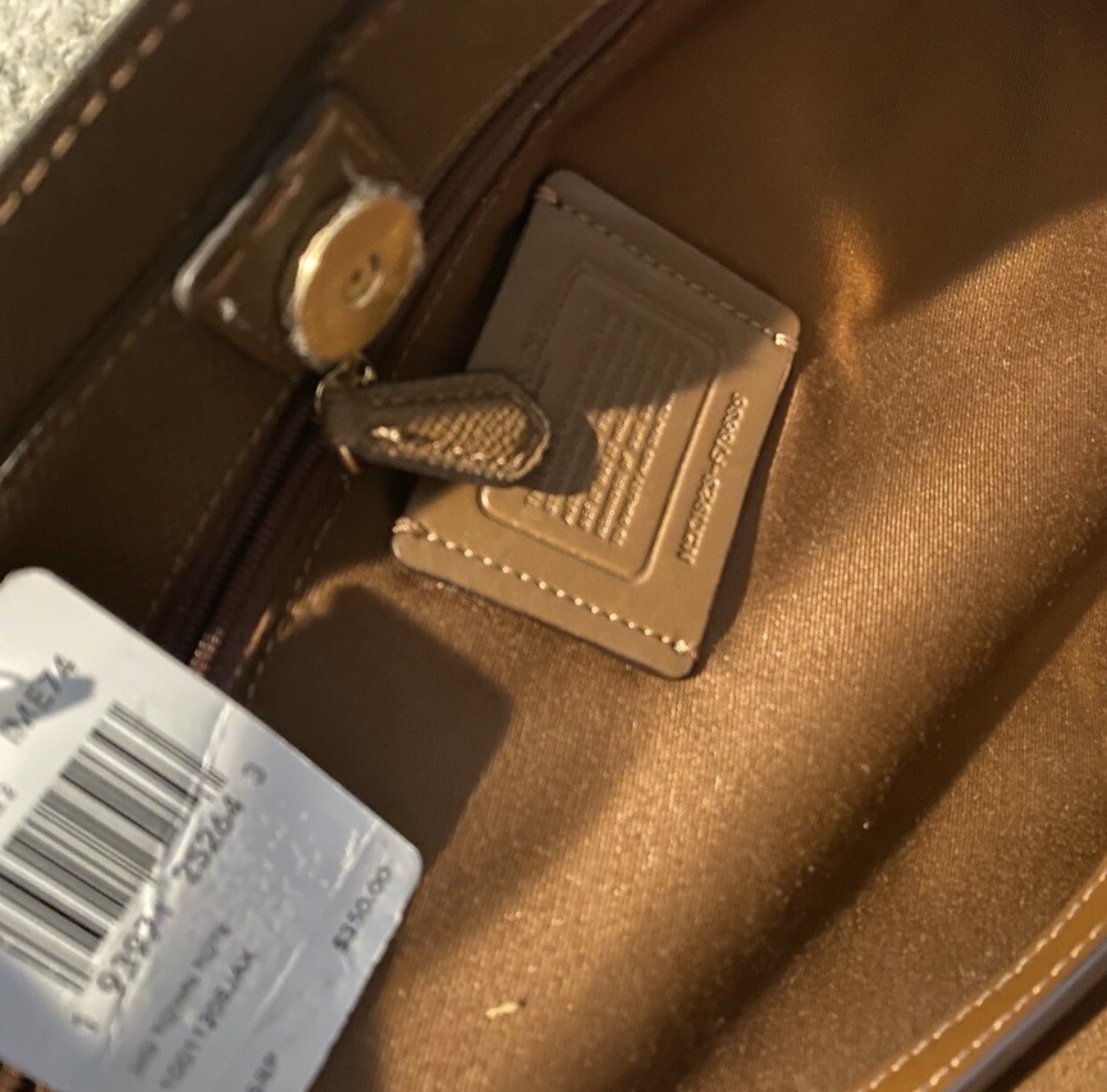 Coach 76636 Town Tote Purse Shoulder Handbag - Brown for sale online | eBay