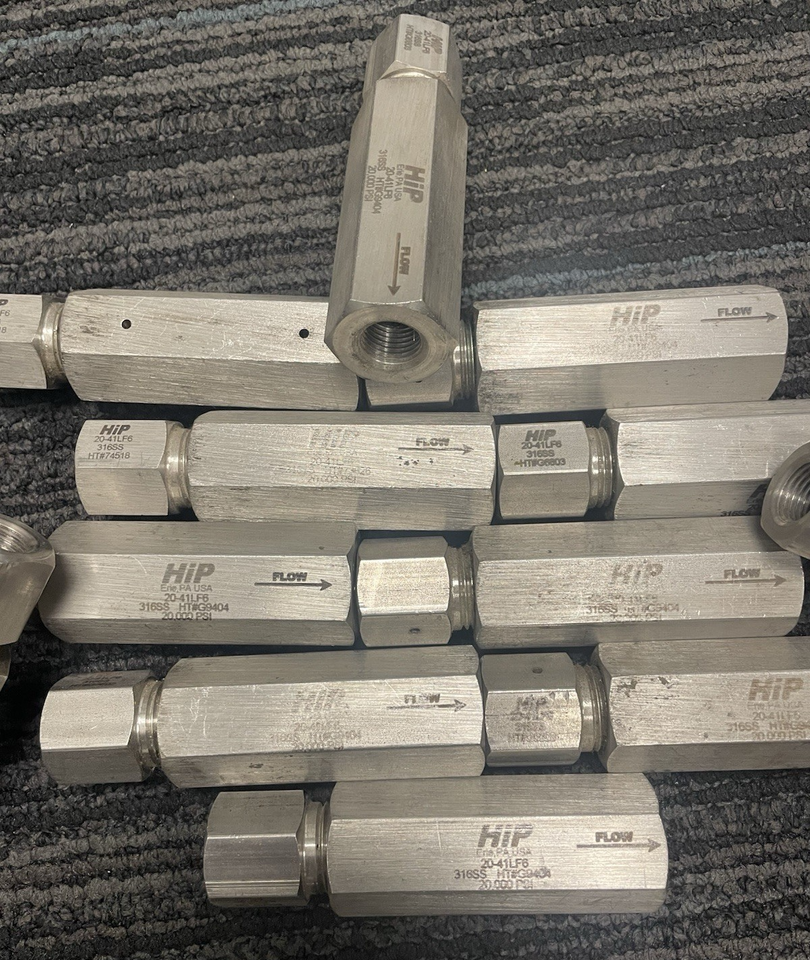 LOT - Qty 12 HiP Ball Check Valve Medium Pressure 20-41LF6 316SS 20,000 ...