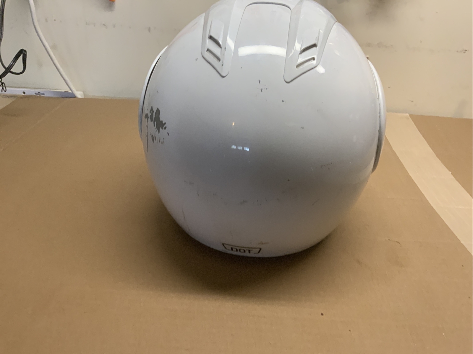 hjc modular Full Face white helmet xl | eBay