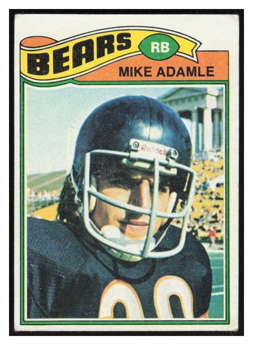 1977 Topps #481 Mike Adamle - Chicago Bears | eBay