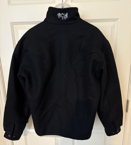 Schaefer Outfitter Men’s Black Wool Arena Jacket Style 565~USA Made~SZ ...