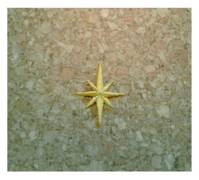 Christmas Nativity Star- Yellow Gold Embroidered Iron On Patch - SMALL ...