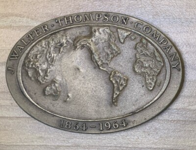 J Walter Thompson Bronze Medallion. Medallion Art. X892. 116 Grams | eBay