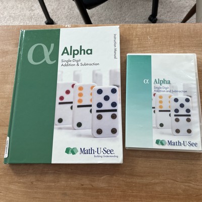 Math You See Alpha (Instructor manual & DVD, ) Used | eBay