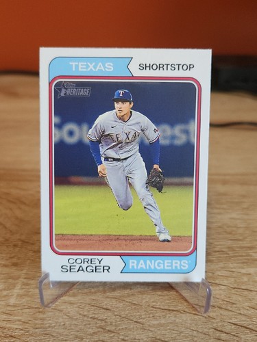 2023 Topps Heritage Corey Seager #22 Texas Rangers Baseball Card | eBay
