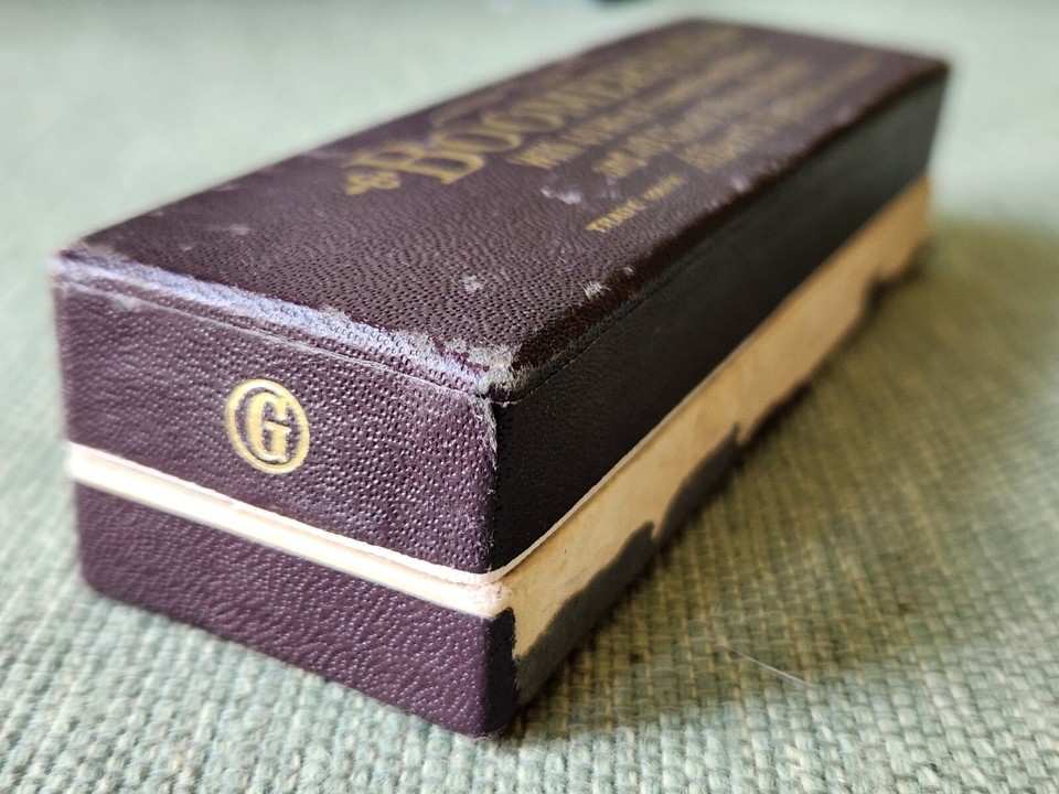 Old German Boomerang Alberts System Mouth Organ Harmonica In Box Key G ...