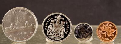 CANADIAN MINT: 1968 PROOF COIN SET: UNCIRCULATED REF:3553K | eBay