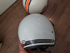 3 Vintage Bell RT Racing Motorcycle Helmet 7 1/4 White, Super Magnum ...