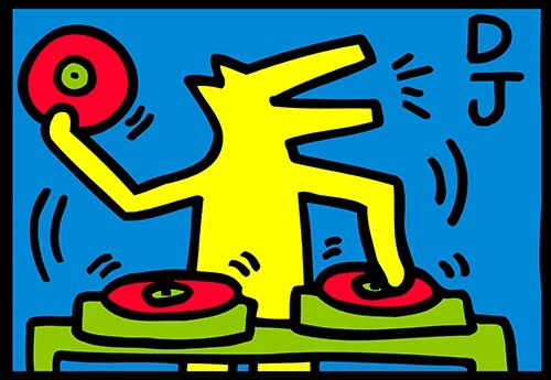 Keith Haring Art Dog