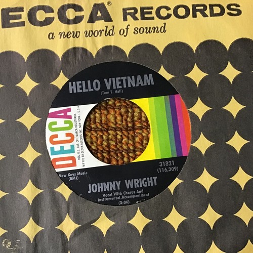 45 RPM Johnny Wright DECCA 31821 Hello Vietnam / Mexico City M- | eBay