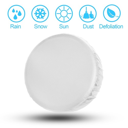 14" PVC trailer Spare tire Wheel Cover Against UV&Rain Heavy Duty Vinyl ...