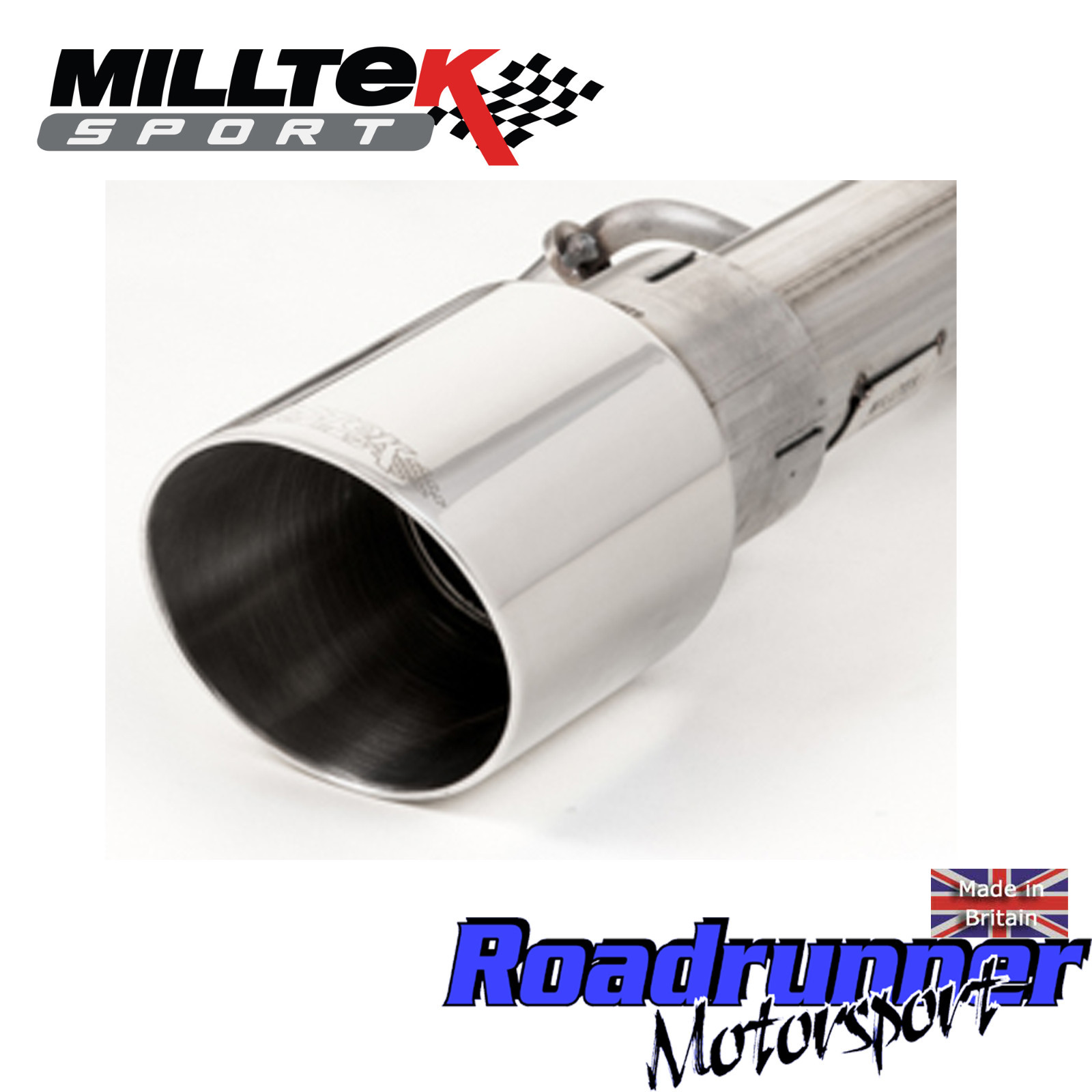 Milltek VW Up GTI Exhaust Cat Back & 1.0TSI 90PS Non Res Polished Tail ...