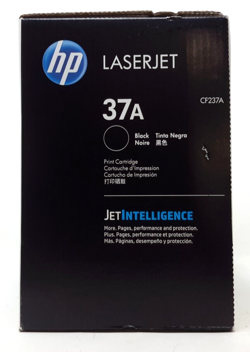 Genuine HP 37A CF237A Standard-Yield Black Original LaserJet Print ...