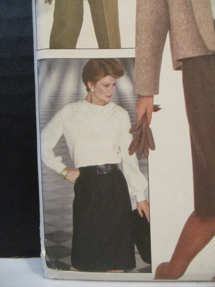 Butterick Pattern 6253 Miss Size 10 Jacket Vest Skirt Pants Blouse ...