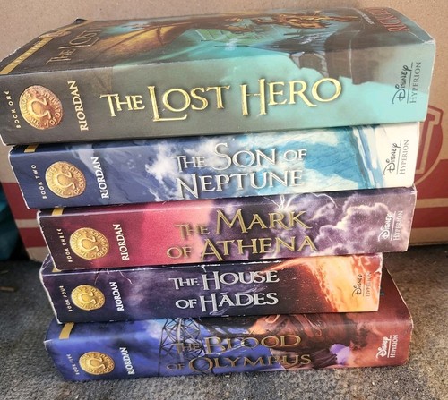 The Heroes of Olympus Book Set by Rick Riordan Complete Series Pb Book ...