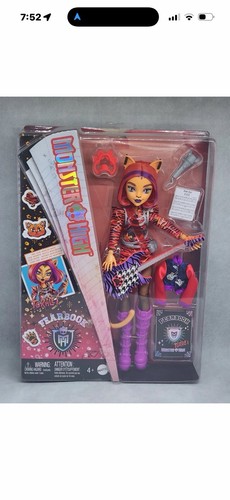 Mattel Monster High Toralei Fearbook Monster Music Club Cool Cat New | eBay