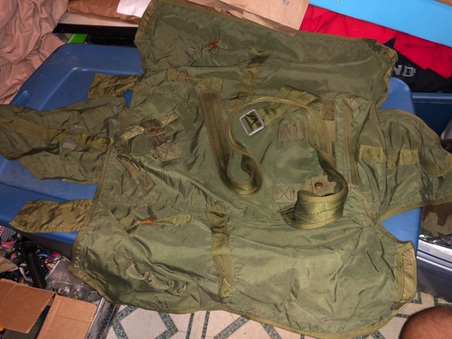 Vietnam Cold War Era US Army AIRBORNE Nylon Parachute Deployment D BAG ...