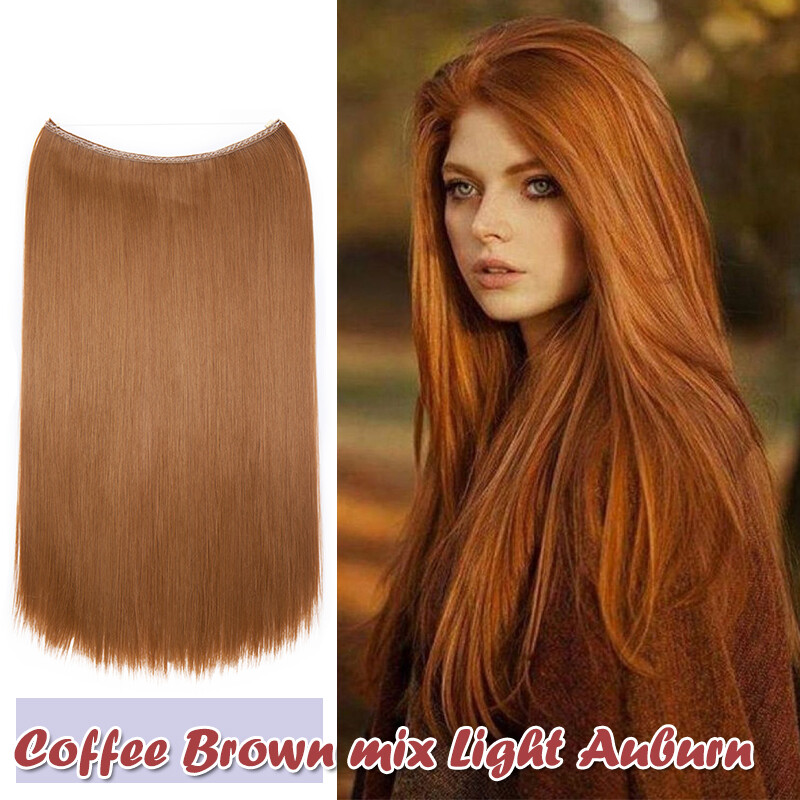 100% Natural As Human Thick Invisible Wire Softs Secret Wire In Hair ...