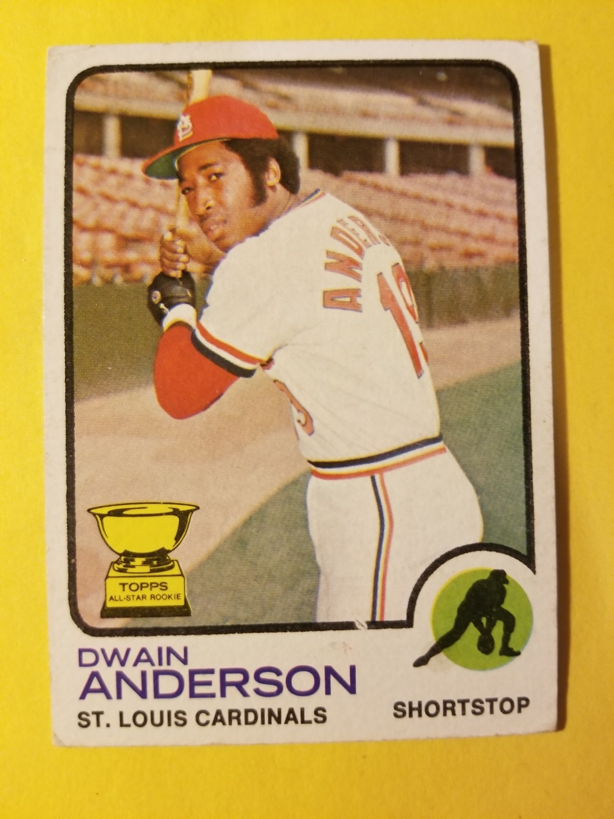 VINTAGE DWAIN ANDERSON #241 ST. LOUIS CARDINALS - 1973 TOPPS MLB ...