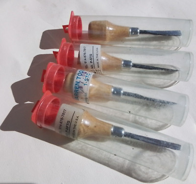 Set/4 WARREN Cutlery U.S.A. WOOD CARVING TOOLS | eBay