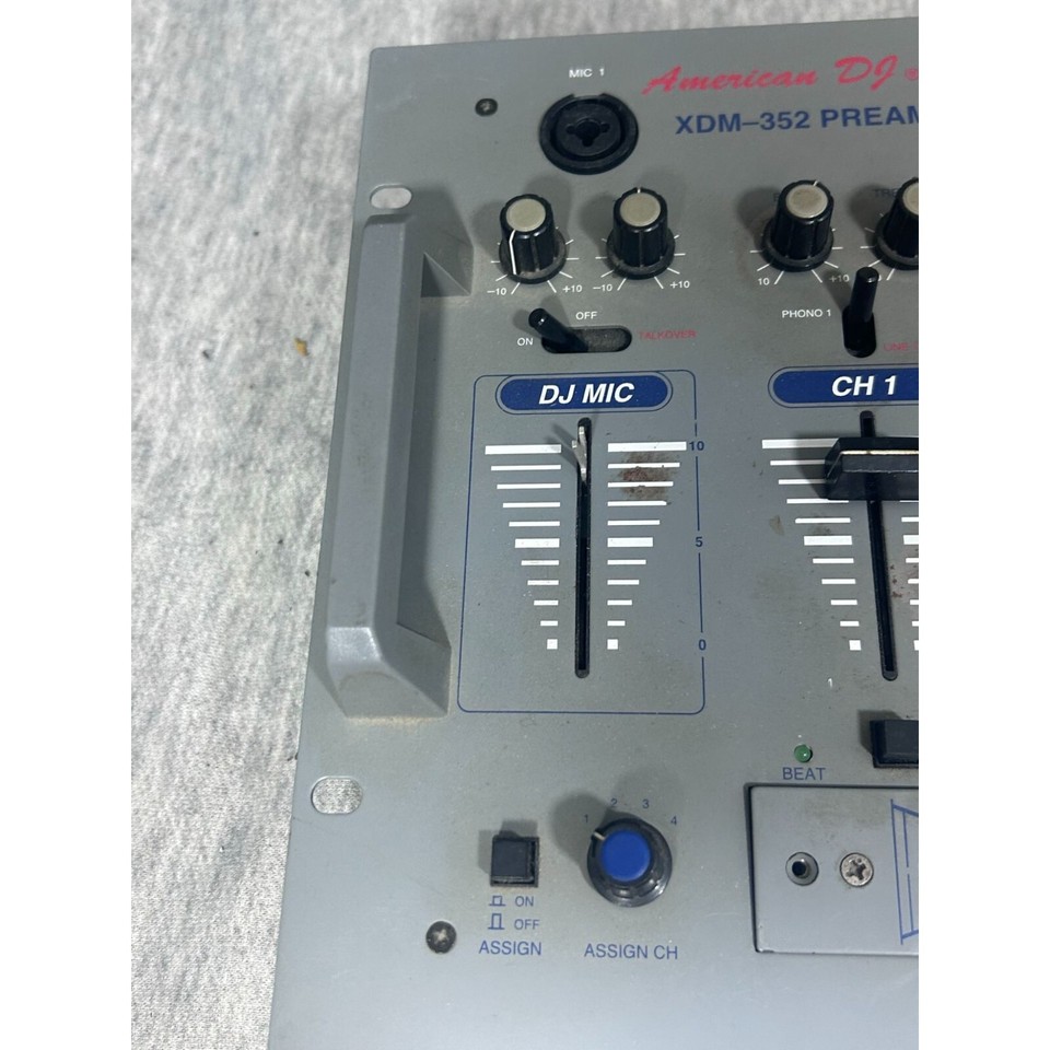 American DJ Audio XDM-352 Preamp Mixers Pro Former Series 2000sSilver ...
